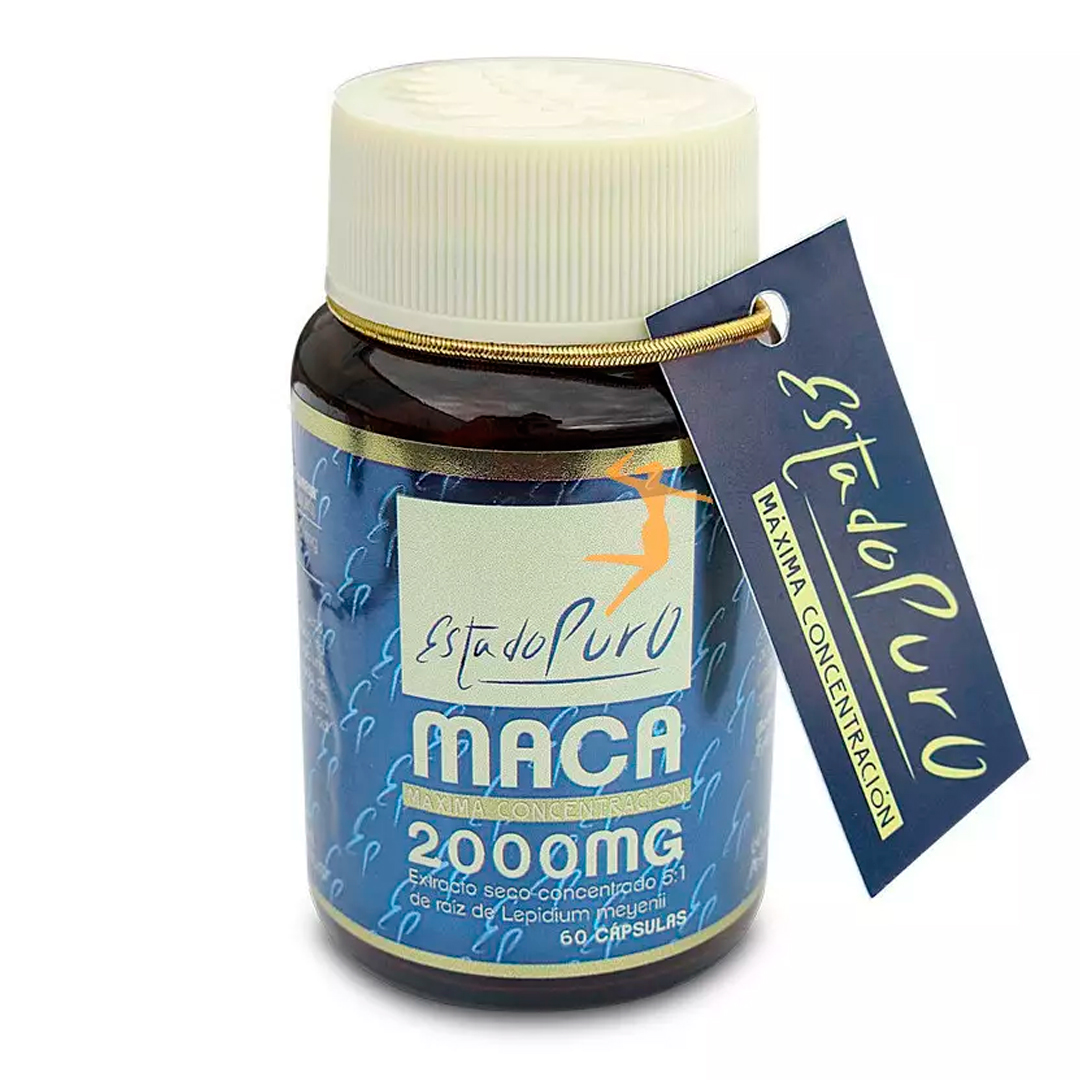 Super MACA 2.000 mg 60 Cápsulas – NACASALUD